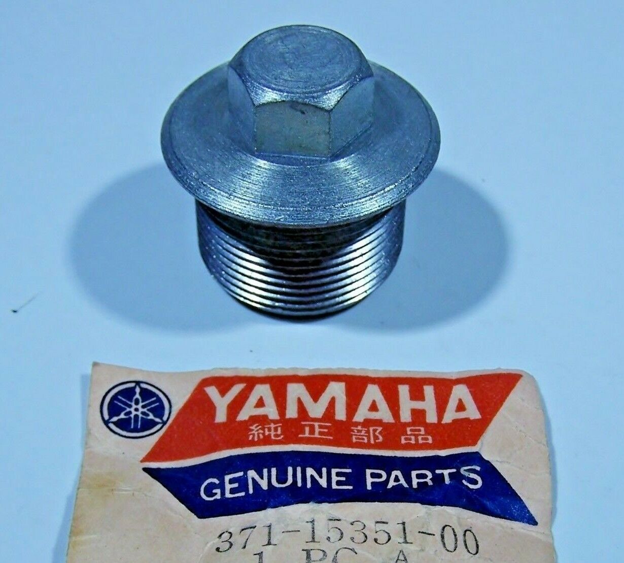 yamaha ,Plug, Straight Scrw, 371-15351-00, new # , 90340-30020-00 ,eng8 ...