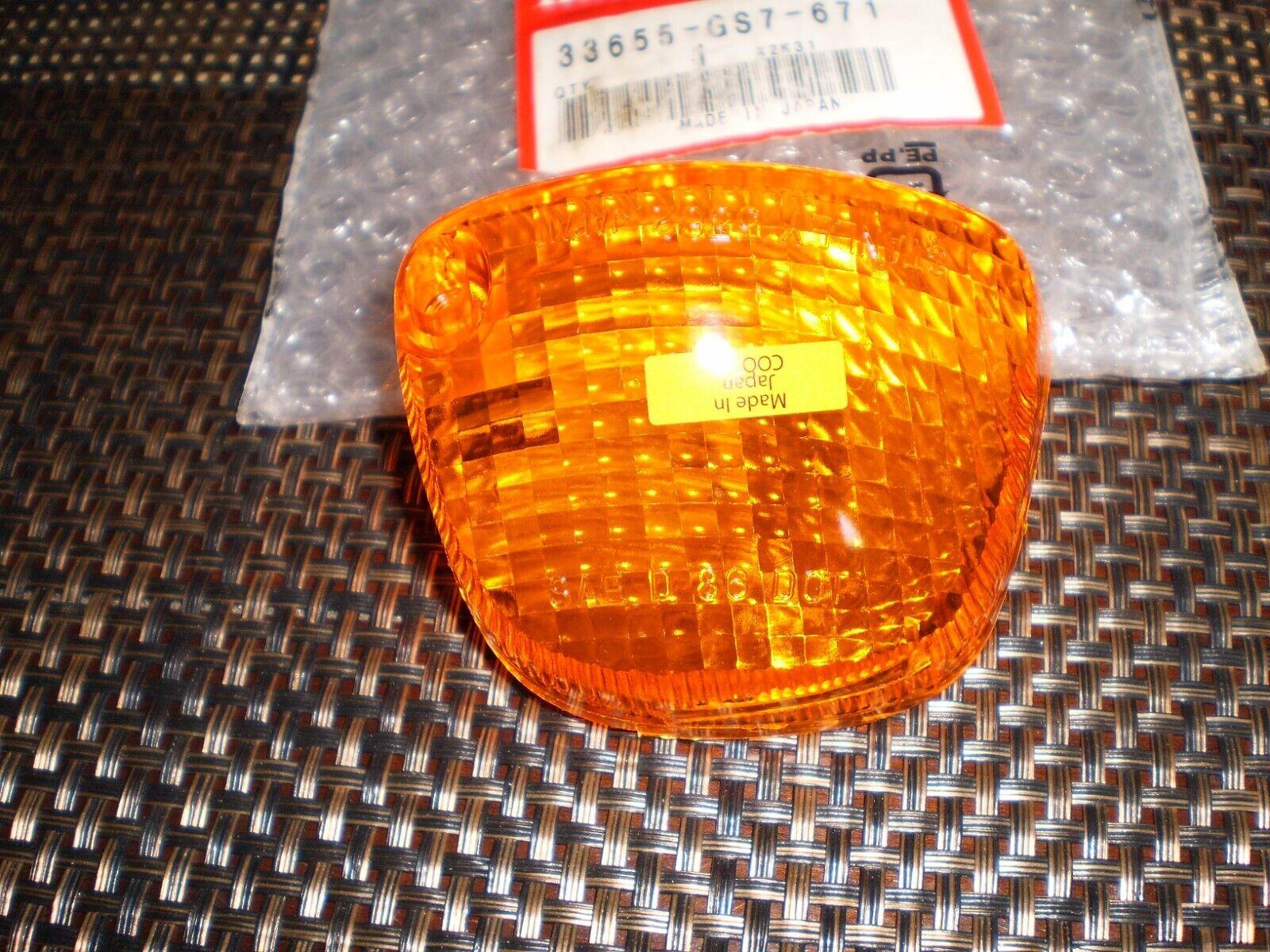 Honda 33655 Gs7 671 Turn Signal Lens Hl1 Vintage Dirt And Trail